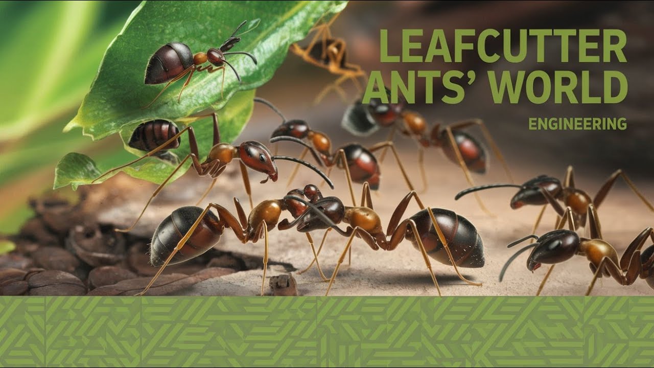 How the Leafcutter Ants Engineer Their Underground Cities - YouTube