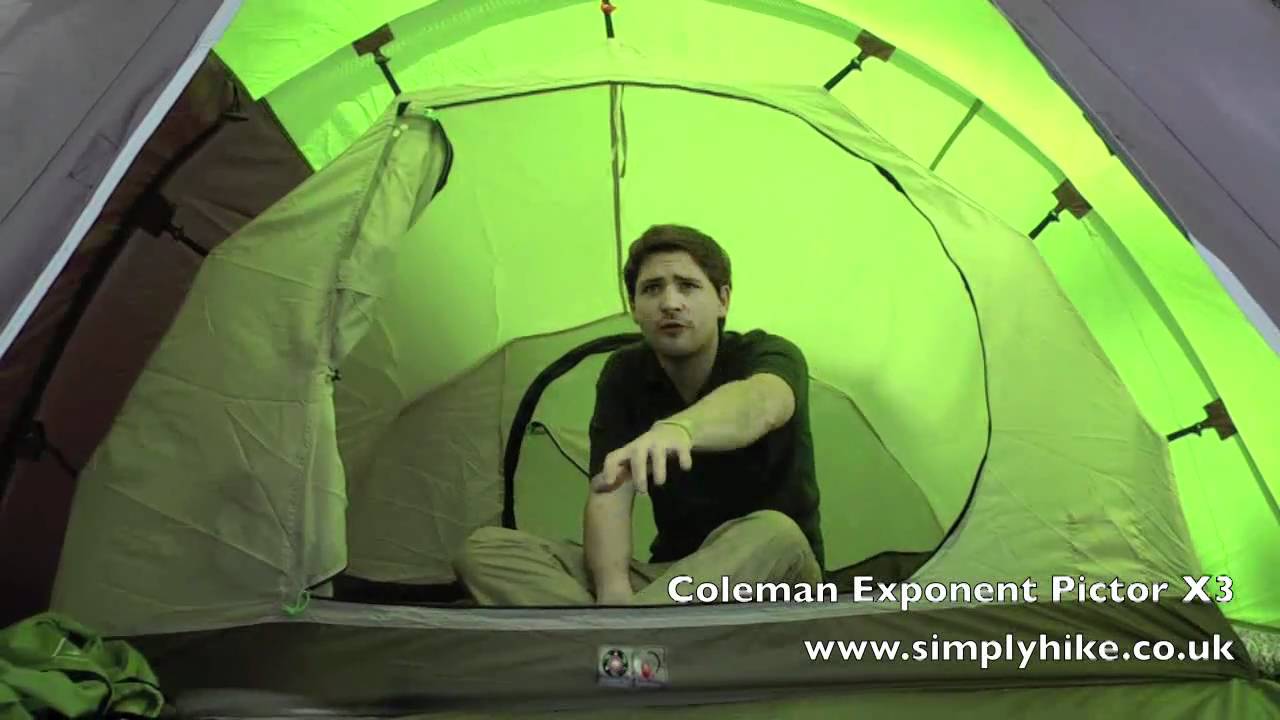 Coleman Exponent Pictor X3 - www.simplyhike.co.uk - YouTube