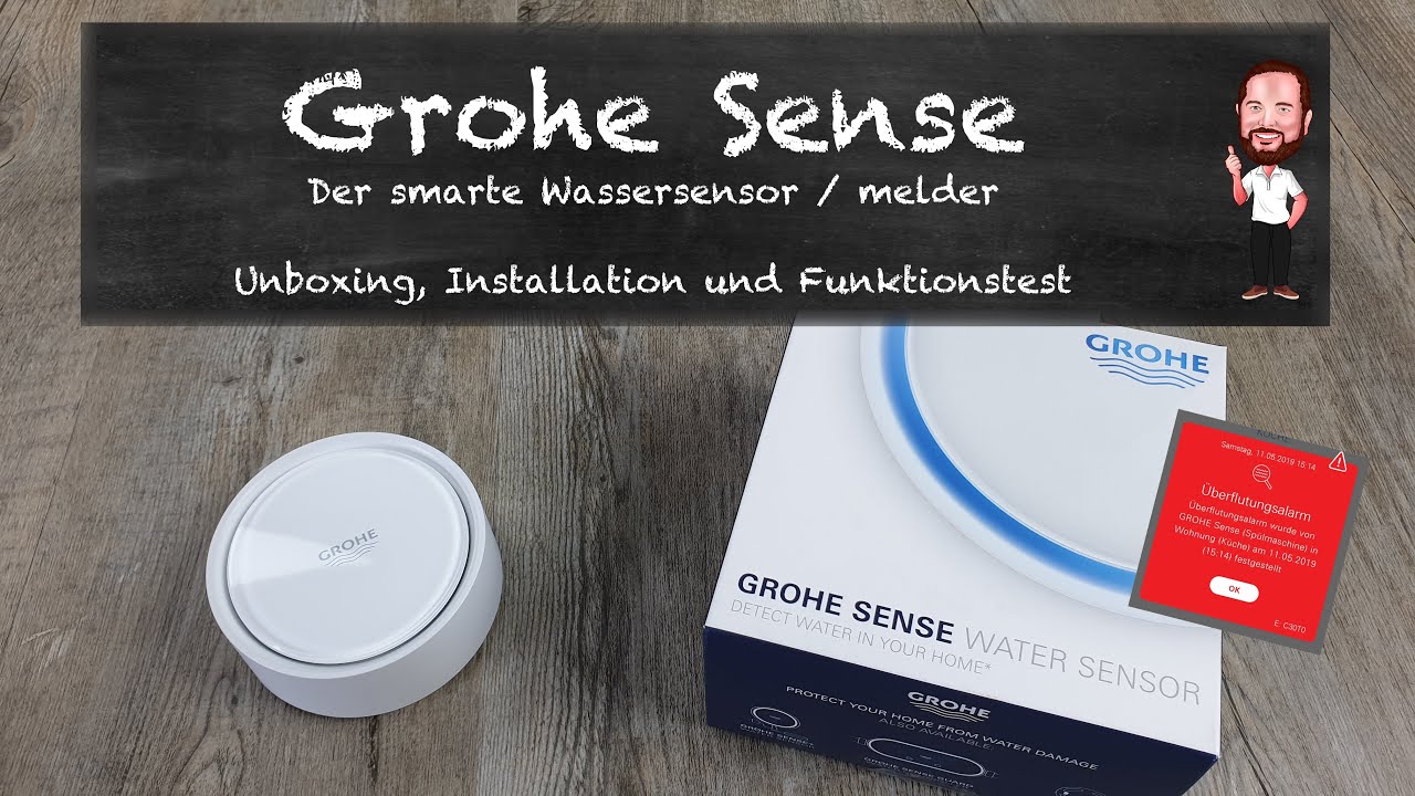 Grohe Sense | Der smarte Wassersensor | Installation, Funktionstest und ...