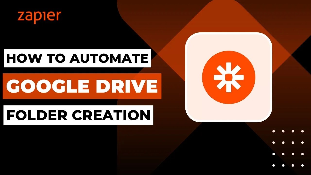 How To Automate Google Drive Folder Creation With Zapier ! - YouTube