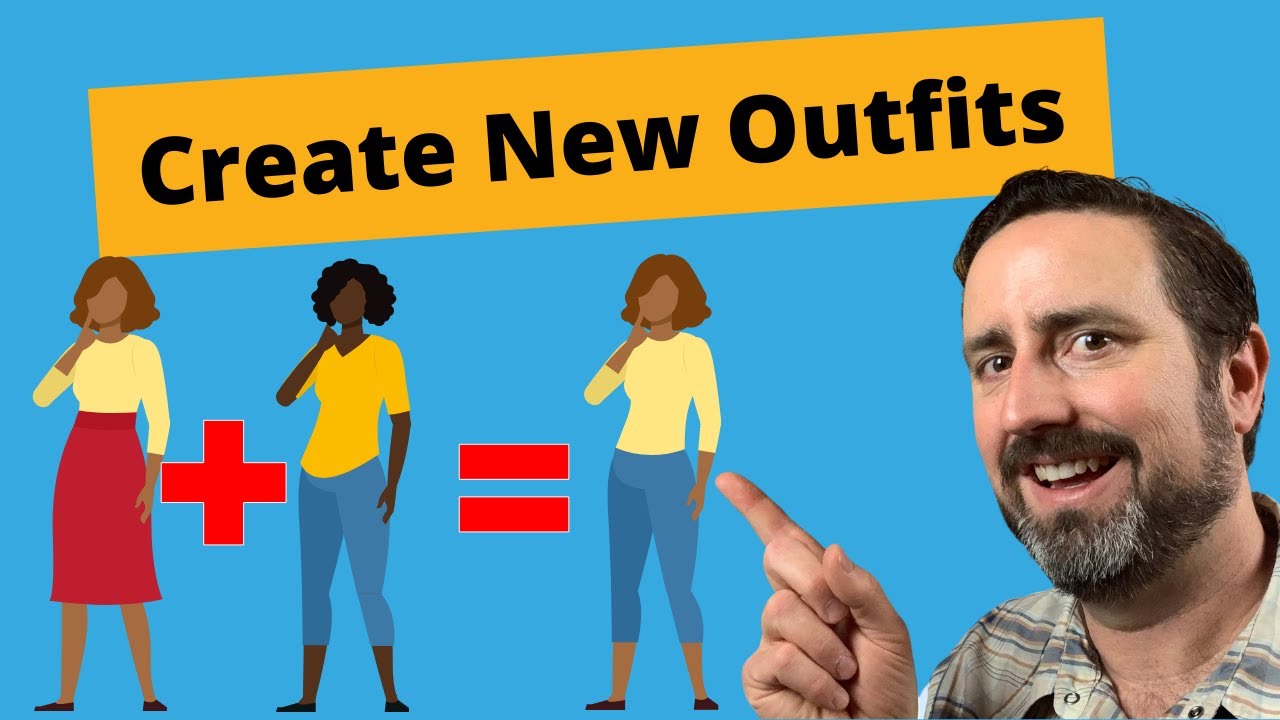 Create new illustrated outfits by mixing and matching from other ...