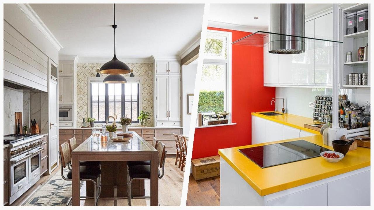 75 Eclectic Kitchen With Yellow Countertops Design Ideas You'll Love ...