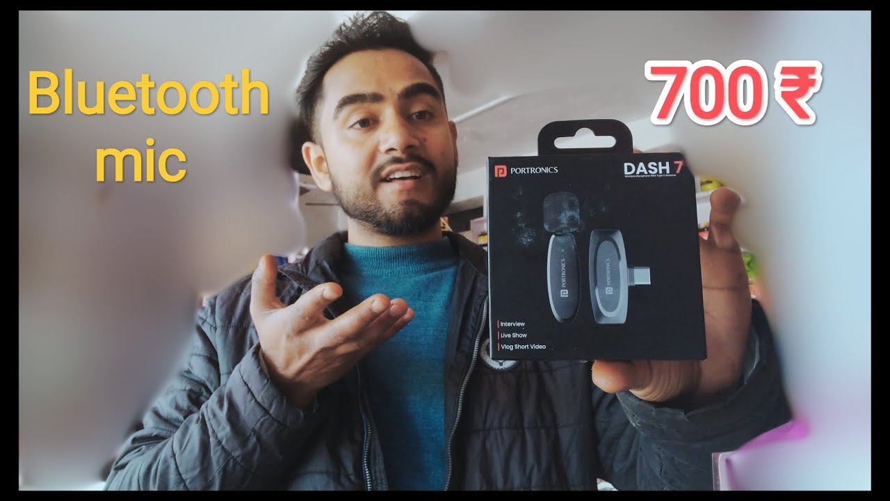 Portronics Bluetooth mic DASH 7 ll review under 700 ₹ - YouTube