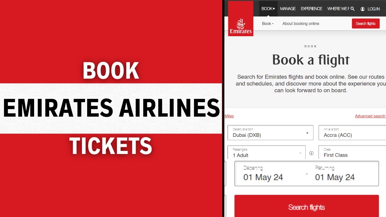 How to Book Tickets on Emirates Airlines (VERY EASY) - YouTube