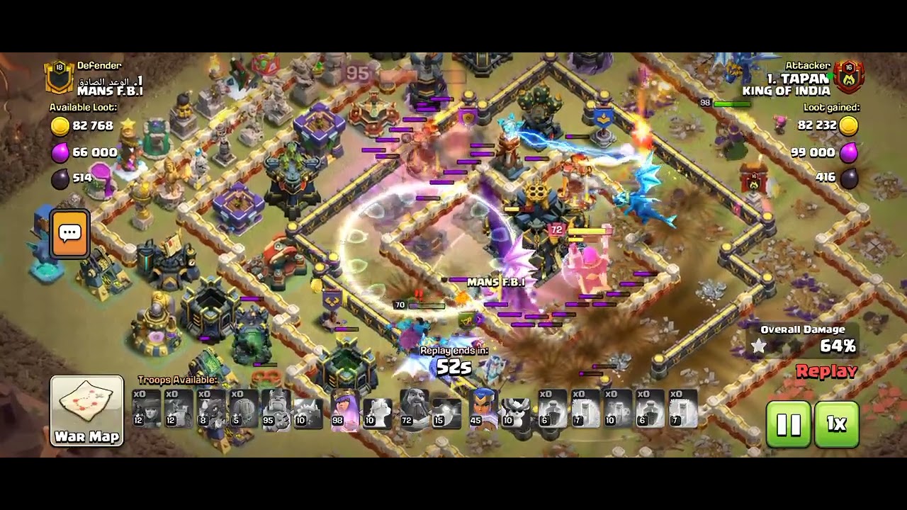Clash of Clans COC Townhall 17 3 Star war attack with new event Troops ...