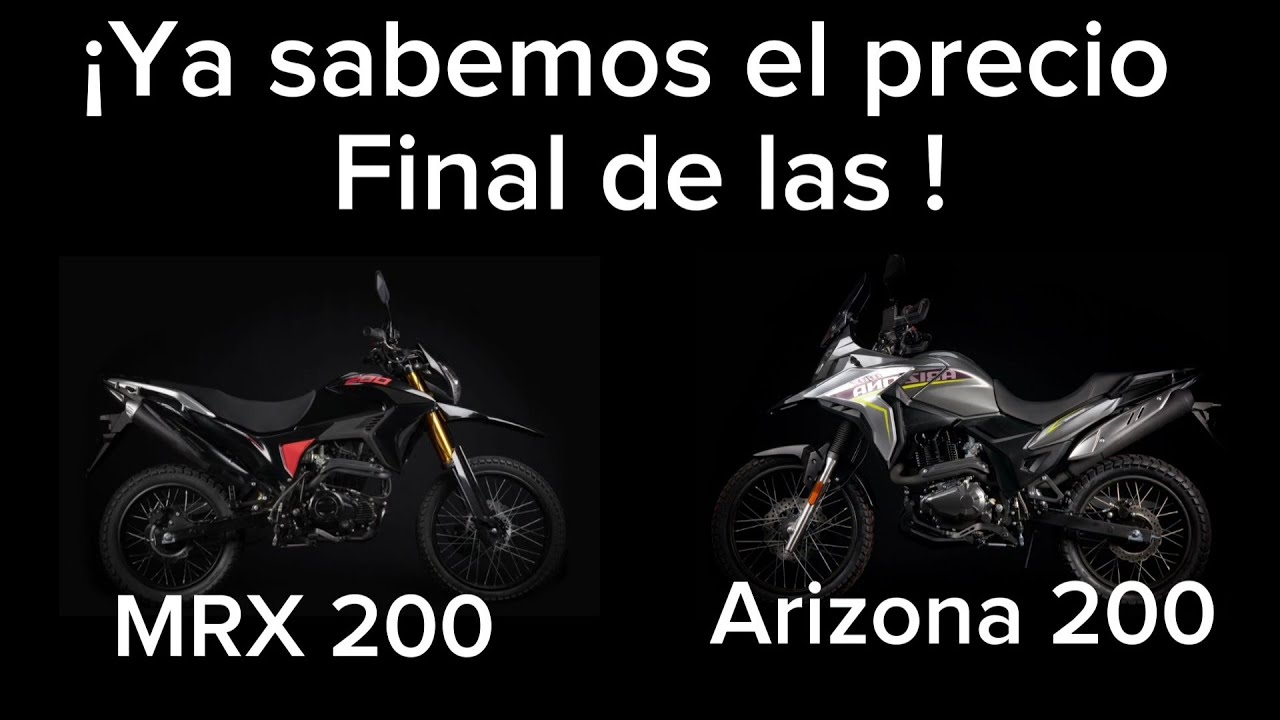 NOTICIA PRECIO MRX 200 Y ARIZONA 200 / NOVEDADES EN LA FICHA TÉCNICA ...