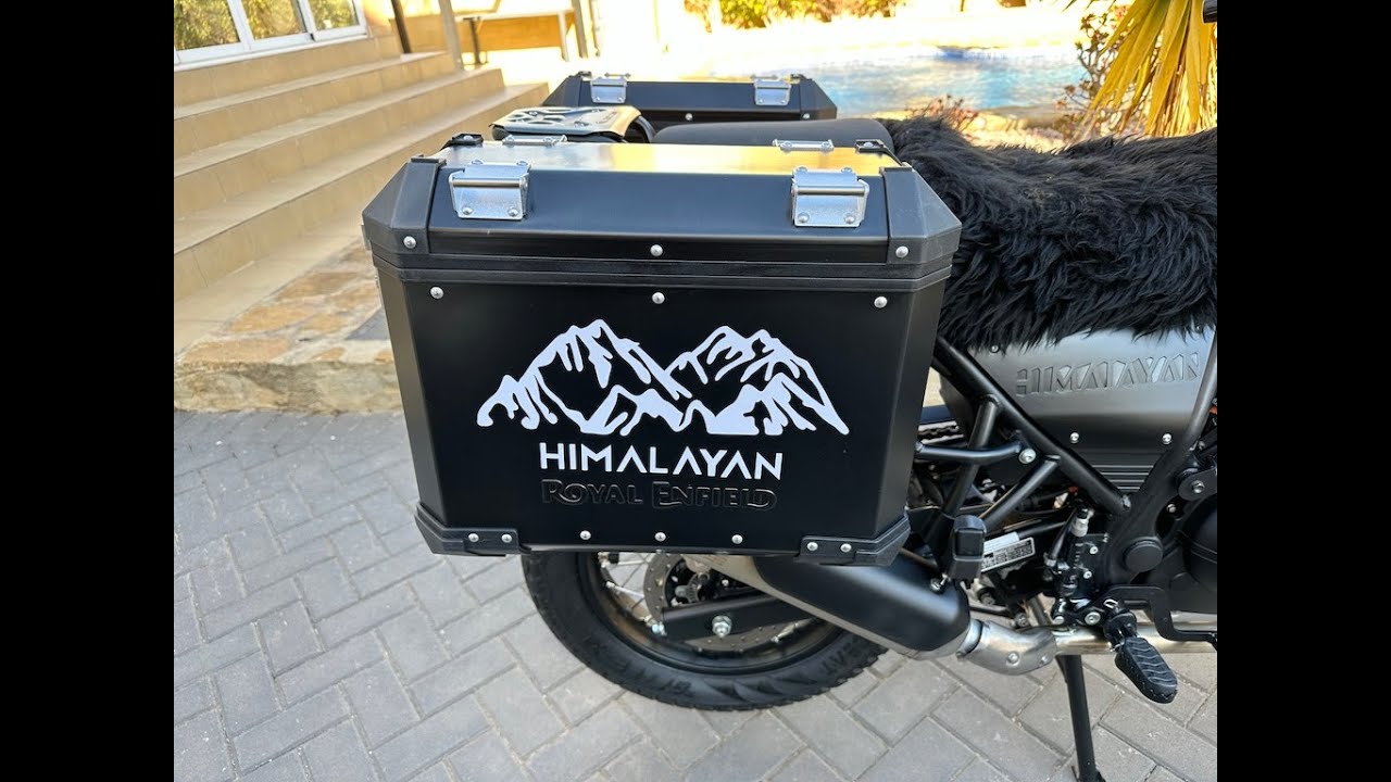 Himalayan RE pannier graphics - 4K - YouTube