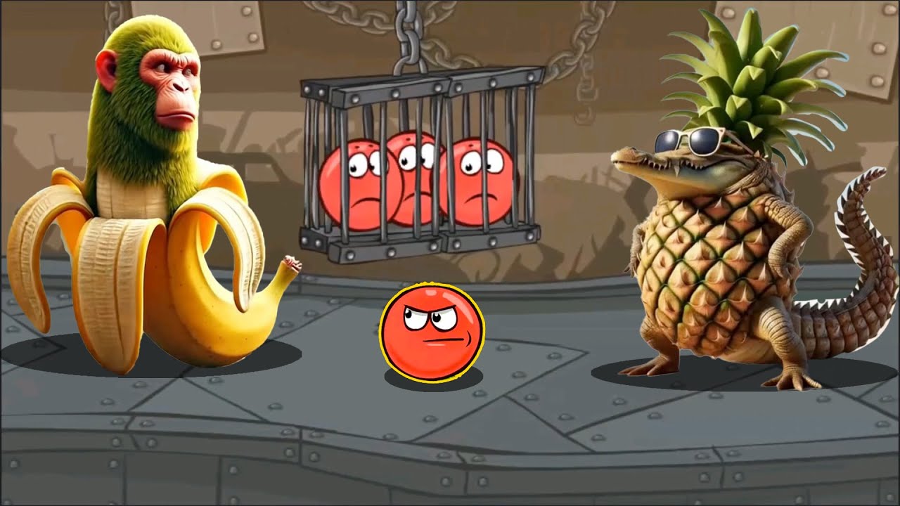 Red Ball 4 vs Shark Ball Italian Brain rot AI Animal Part 3 - YouTube