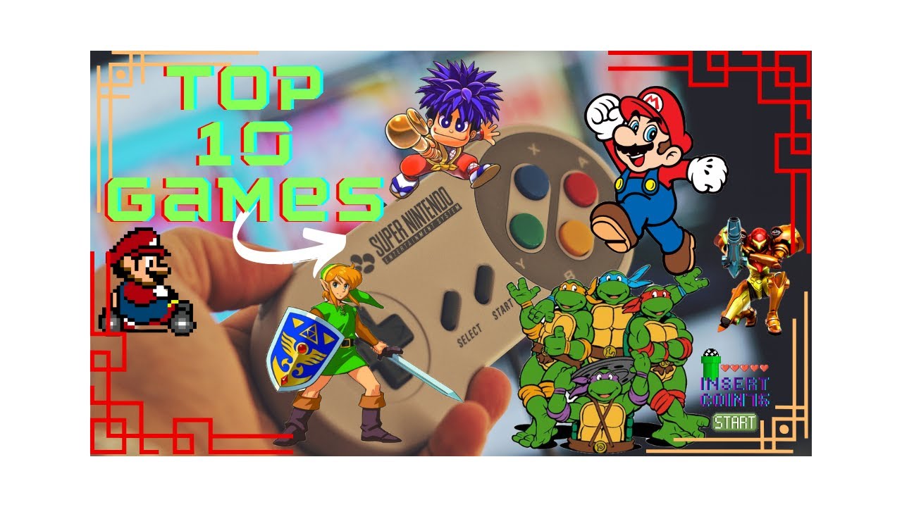 Top 10 best Super Nintendo games - YouTube