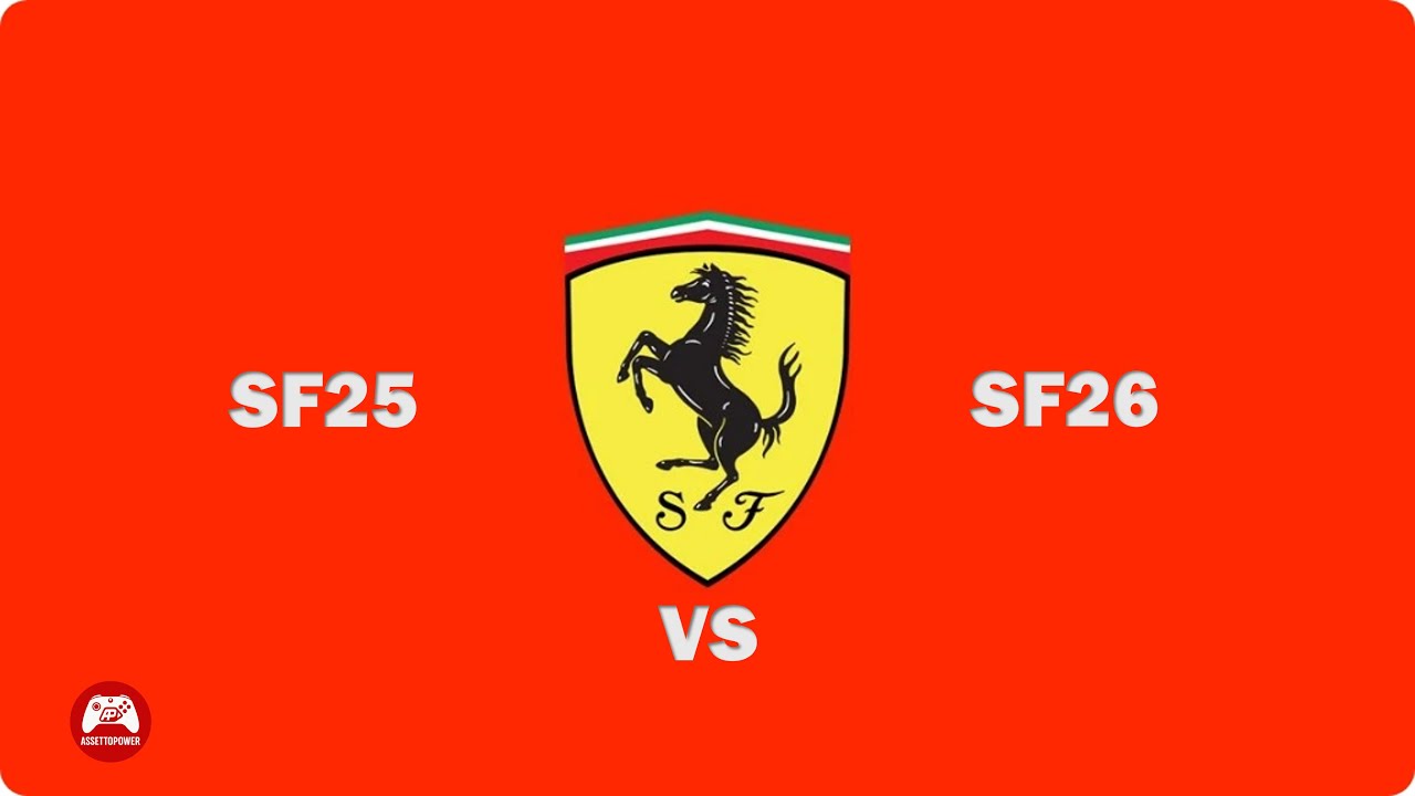 ASSETTO CORSA FERRARI SF25 VS CONCEPT FERRARI SF26 - YouTube