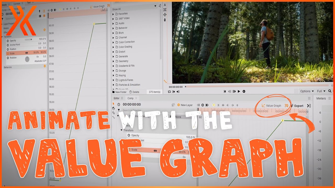 How to use the value graph to improve your keyframe animations - YouTube