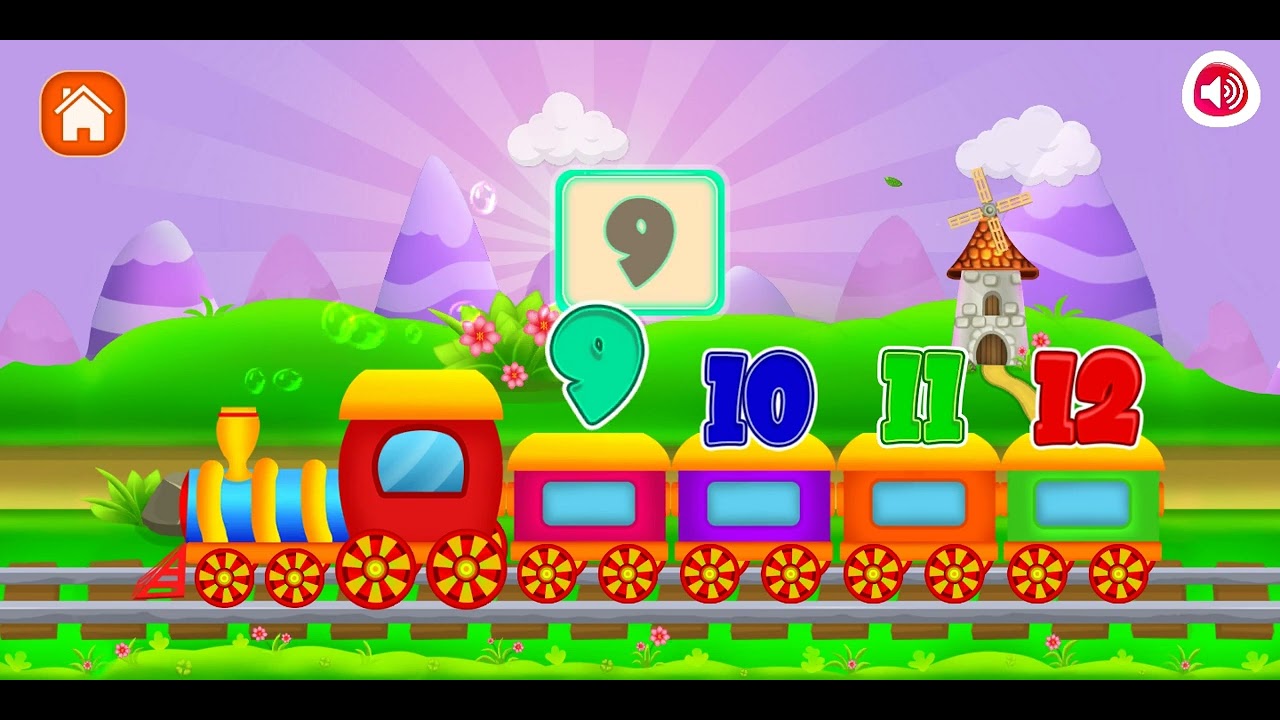 Kids And Train And Alphabets And Numbers#masti - YouTube