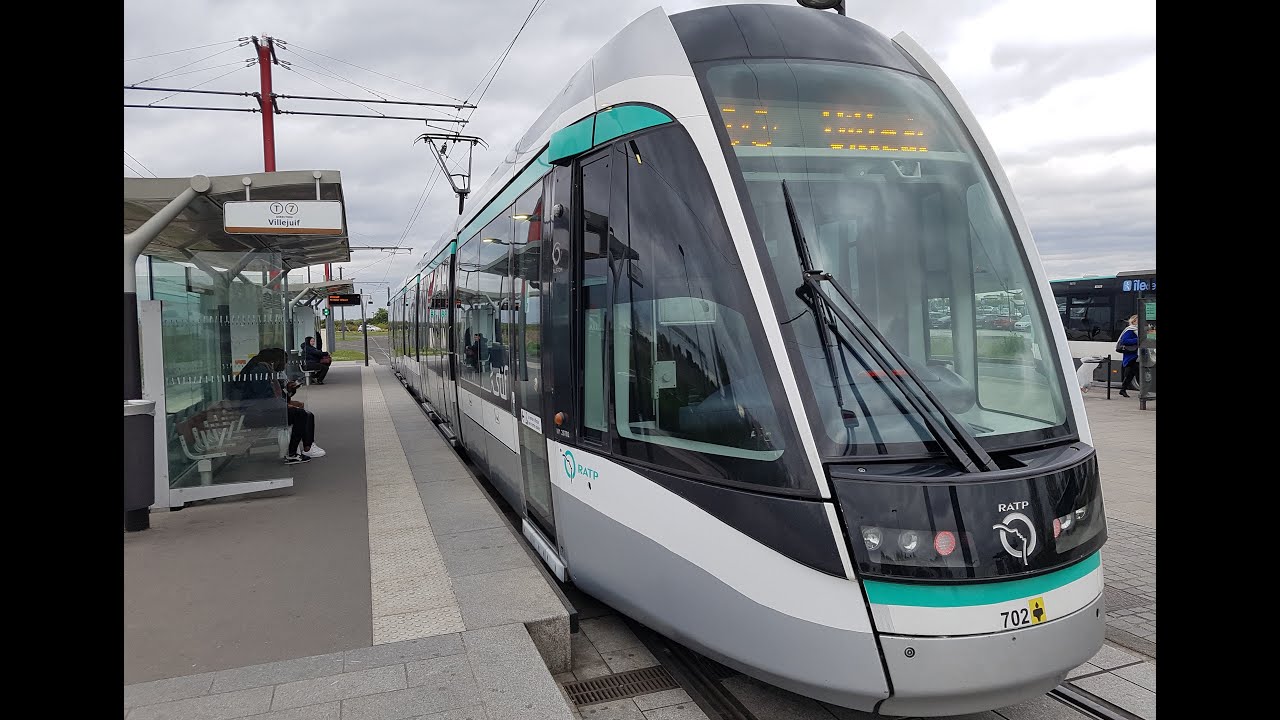 Tramway Ligne 7🚊Citadis 302 STIF x RATP : Villejuif - Louis Aragon ...