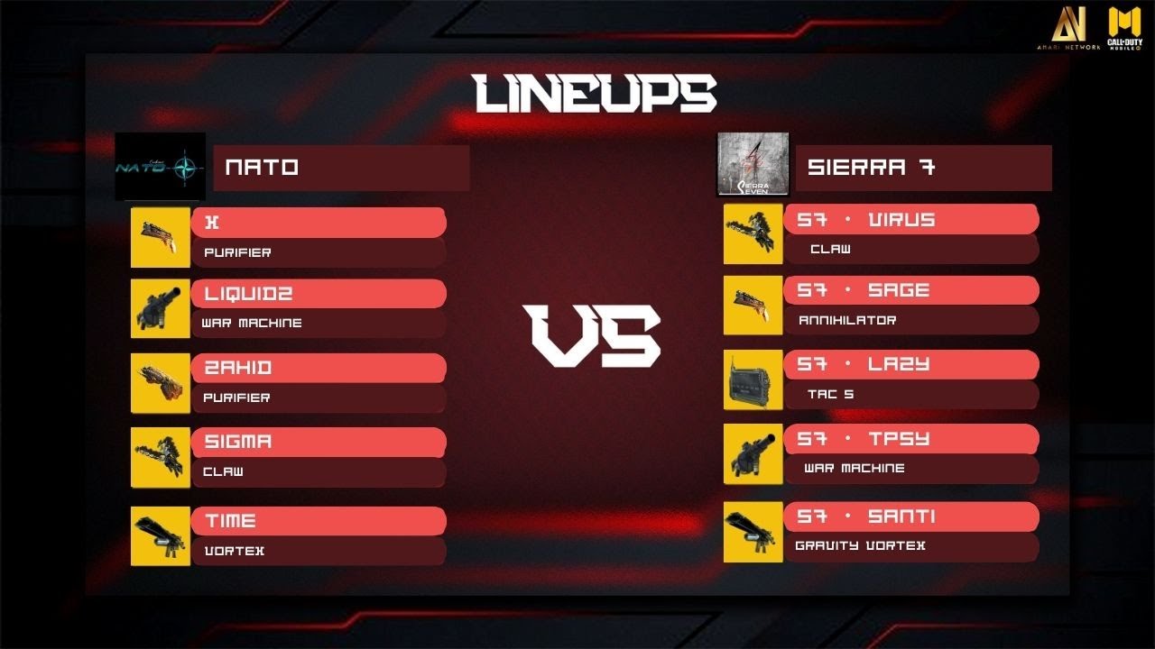 CODM MP Ranked Series: SIERRA 7 VS NATO - YouTube