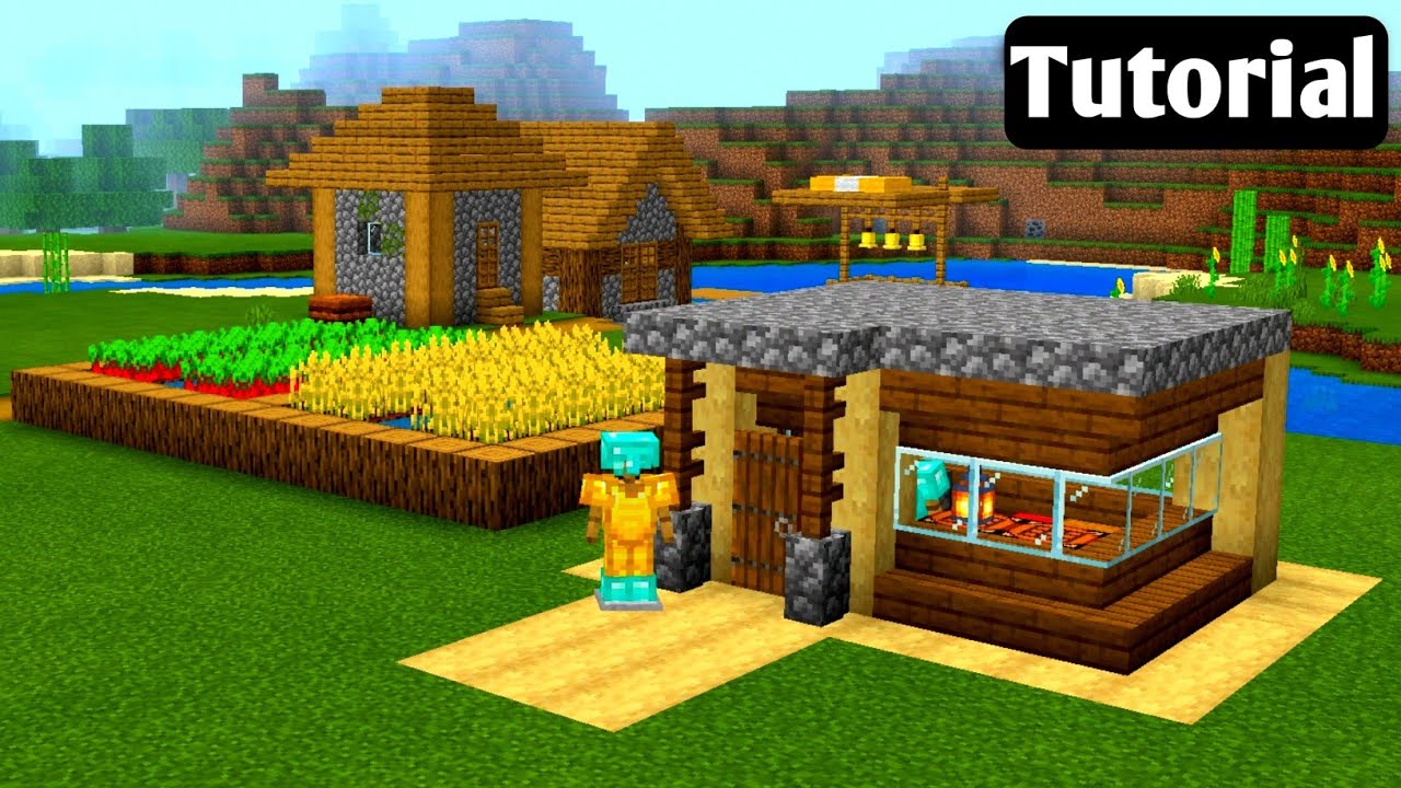 Minecraft : How to Build a Small Survival Starter House|How to Build a ...