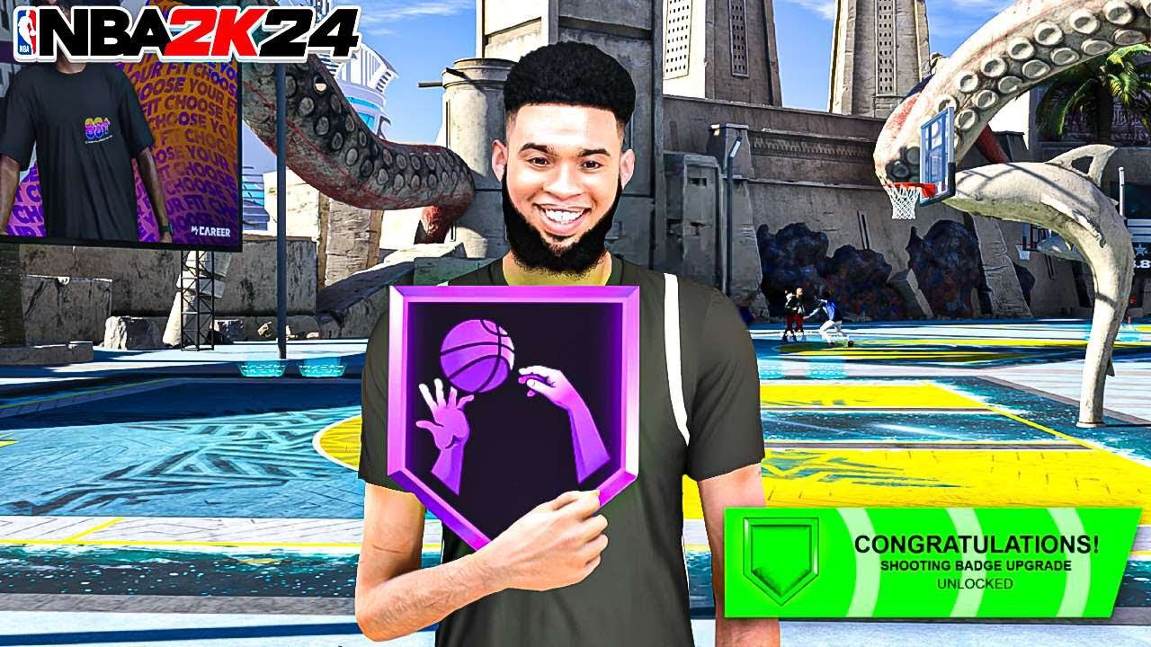FASTEST SHOOTING BADGE METHOD IN NBA 2K24 WITH SECRET SHOOTING TIPS TO ...