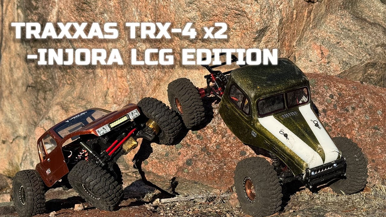 Traxxas TRX-4 LCG chassis by Injora. Test run. - YouTube