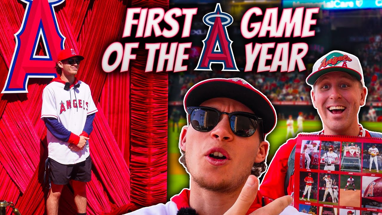 FIRST TIME AT AN ANGELS GAME THIS SEASON! - YouTube