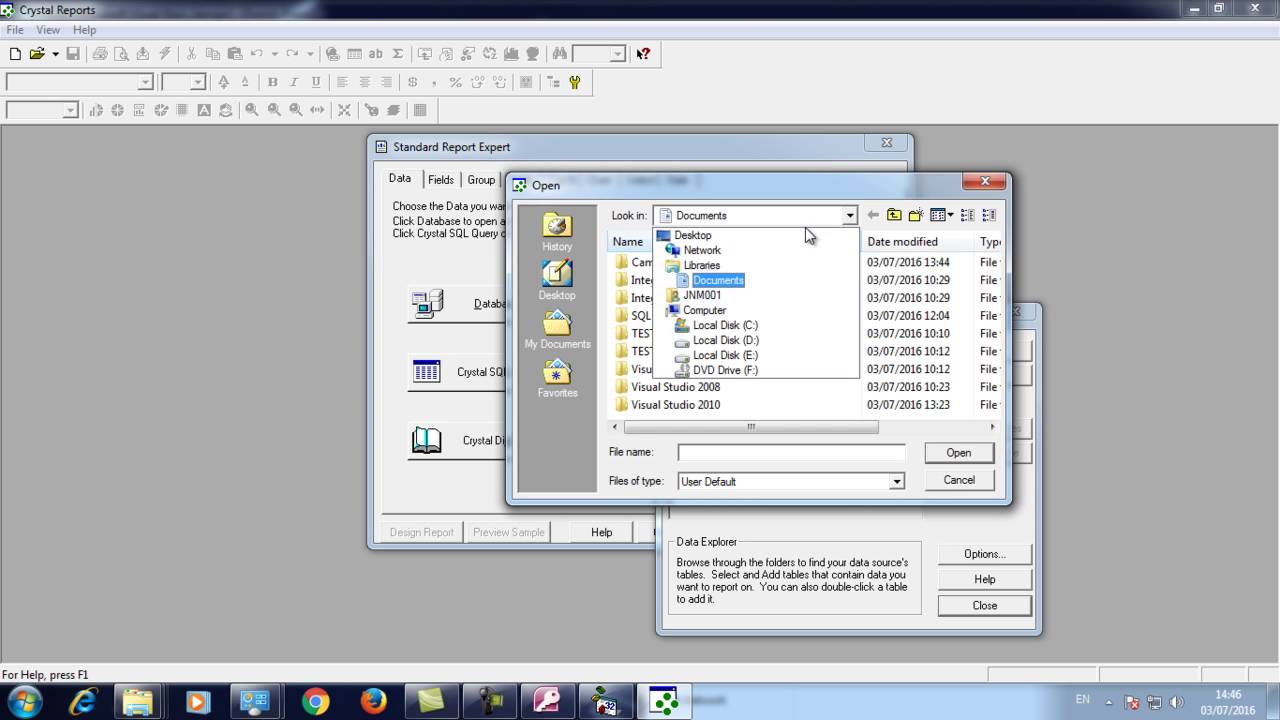 Cara Membuat Laporan Crystal Report Pada VB 6.0 - YouTube