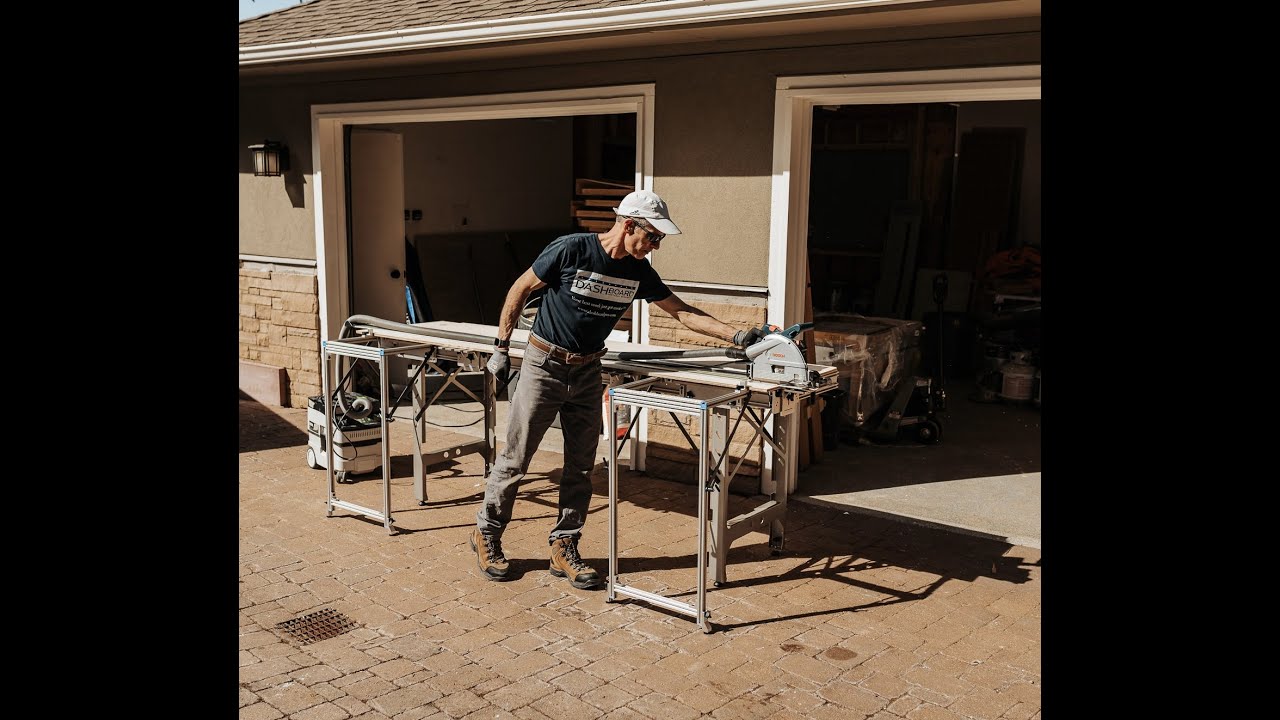 Dash-Board®️ PWS is the Only MFT for Full Sheet Rips with Track Saws ...