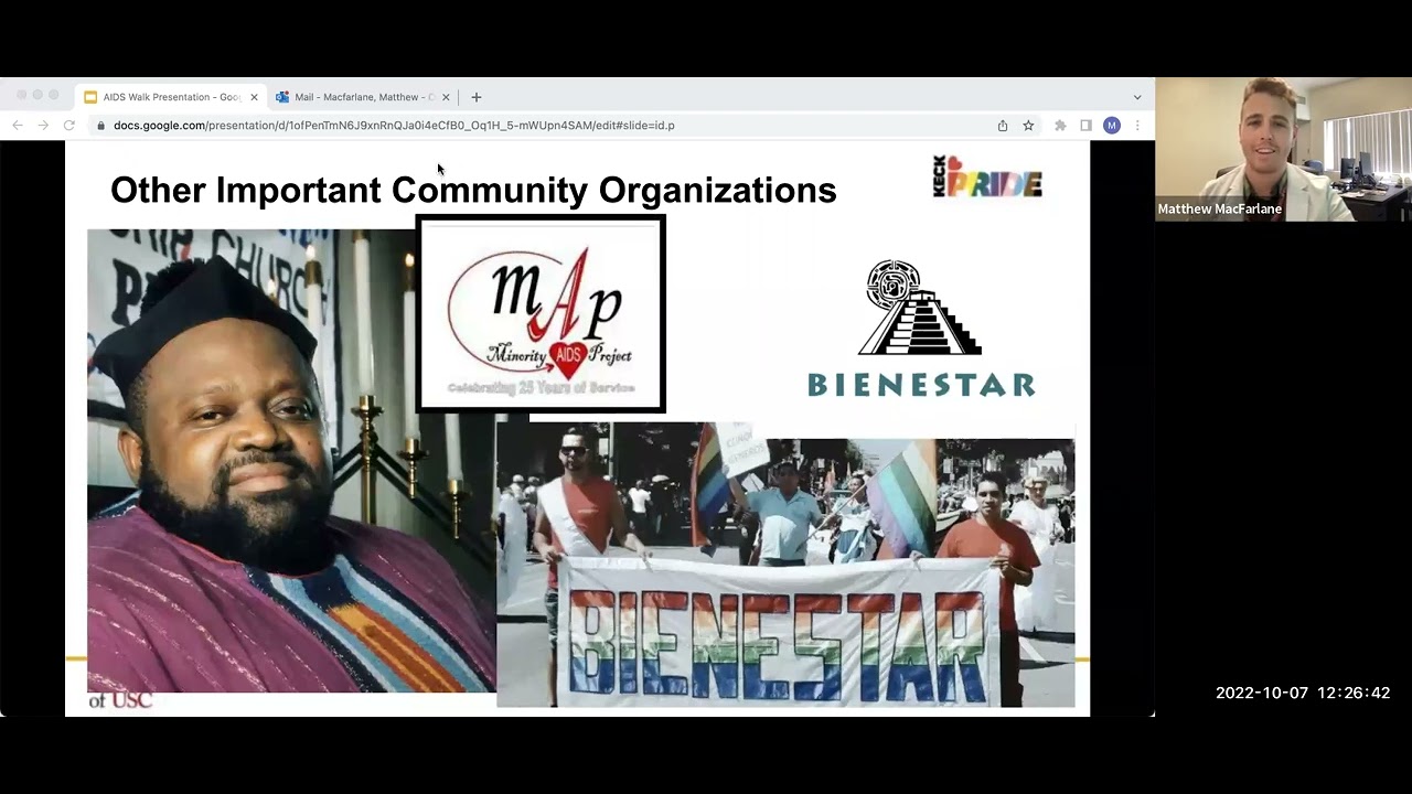 10.7 The AIDS Walk and 41 Years of Progress | Dr. Matthew Macfarlane ...