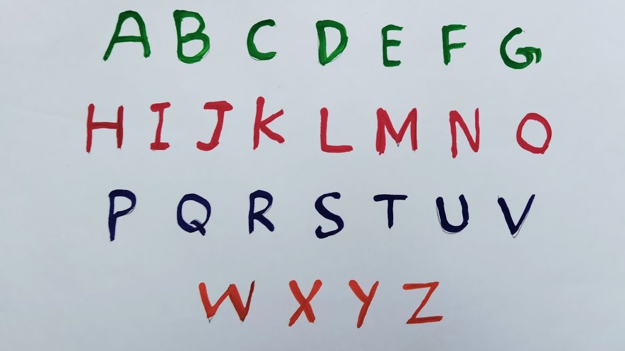 Abc reading and writing for kids|Learn abc song for toddler|Nursery ...