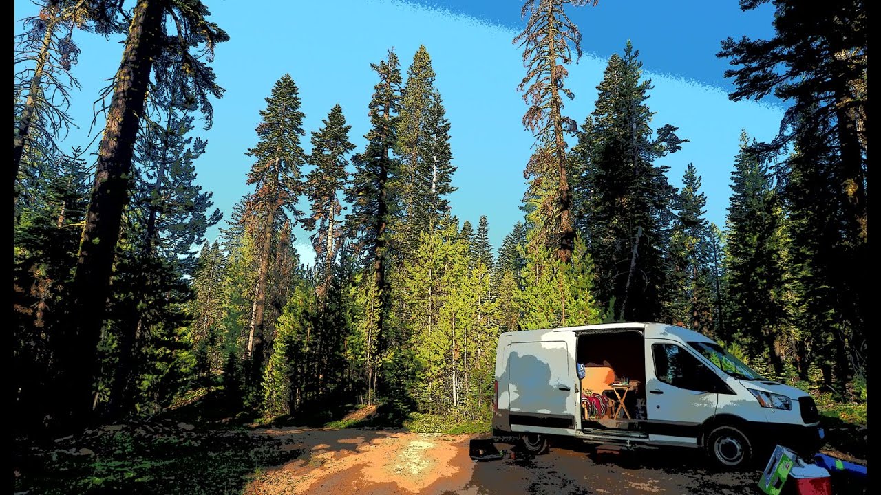 Spacious, Inexpensive, Cozy & Rustic Van Build - YouTube