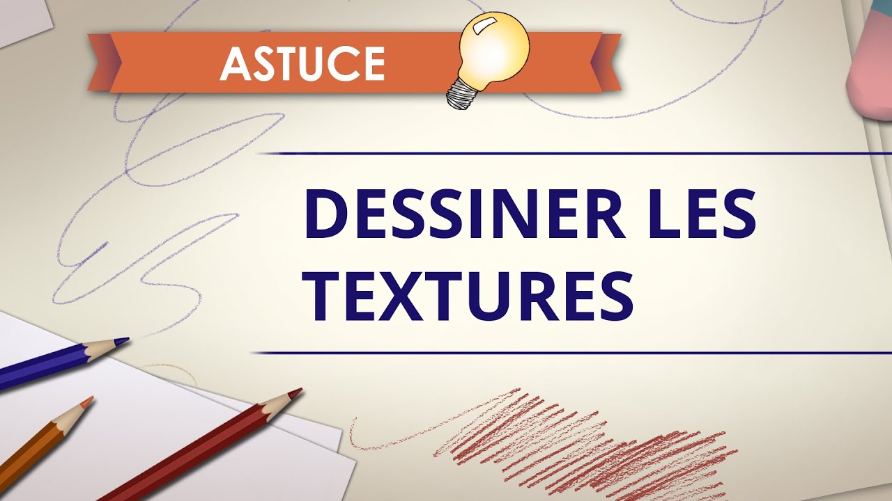 Dessiner les TEXTURES - Astuce Dessin - YouTube