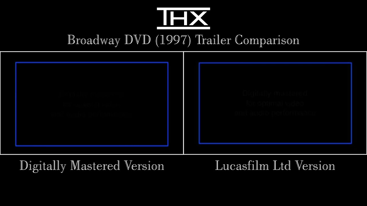 Lucasfilm Ltd Thx Dvd