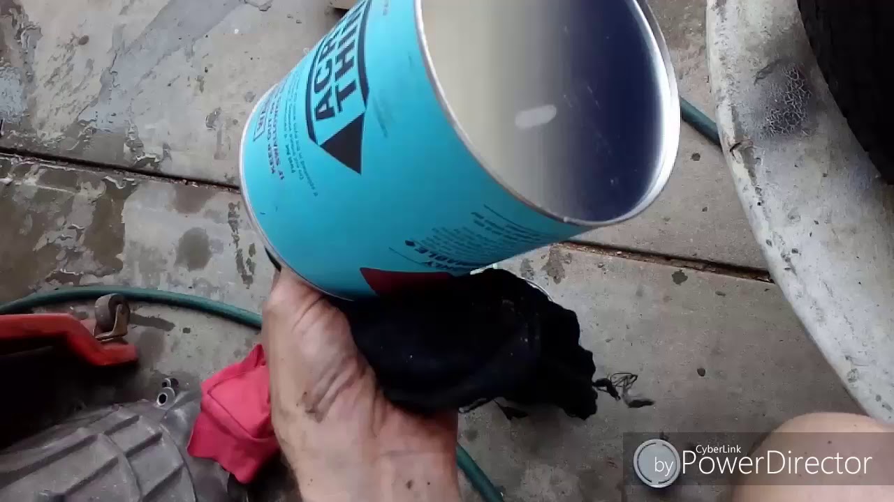 Stripping spray paint - YouTube