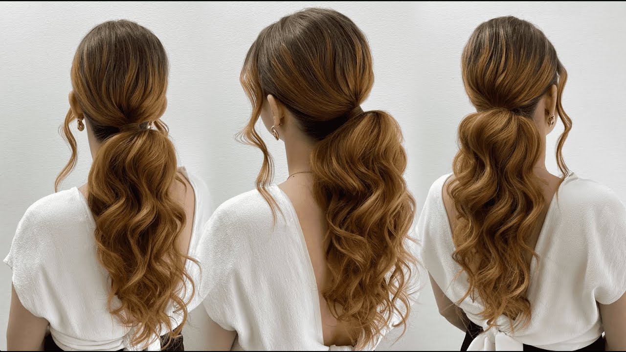 What I Did When I Tried the Perfect Party Ponytail Hair Tutorial - YouTube