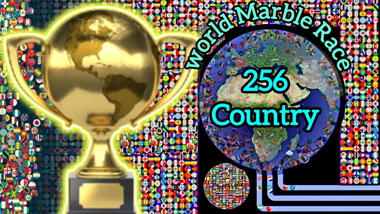 256 countries 255 country Eliminations world Marble Race | algodoo ...