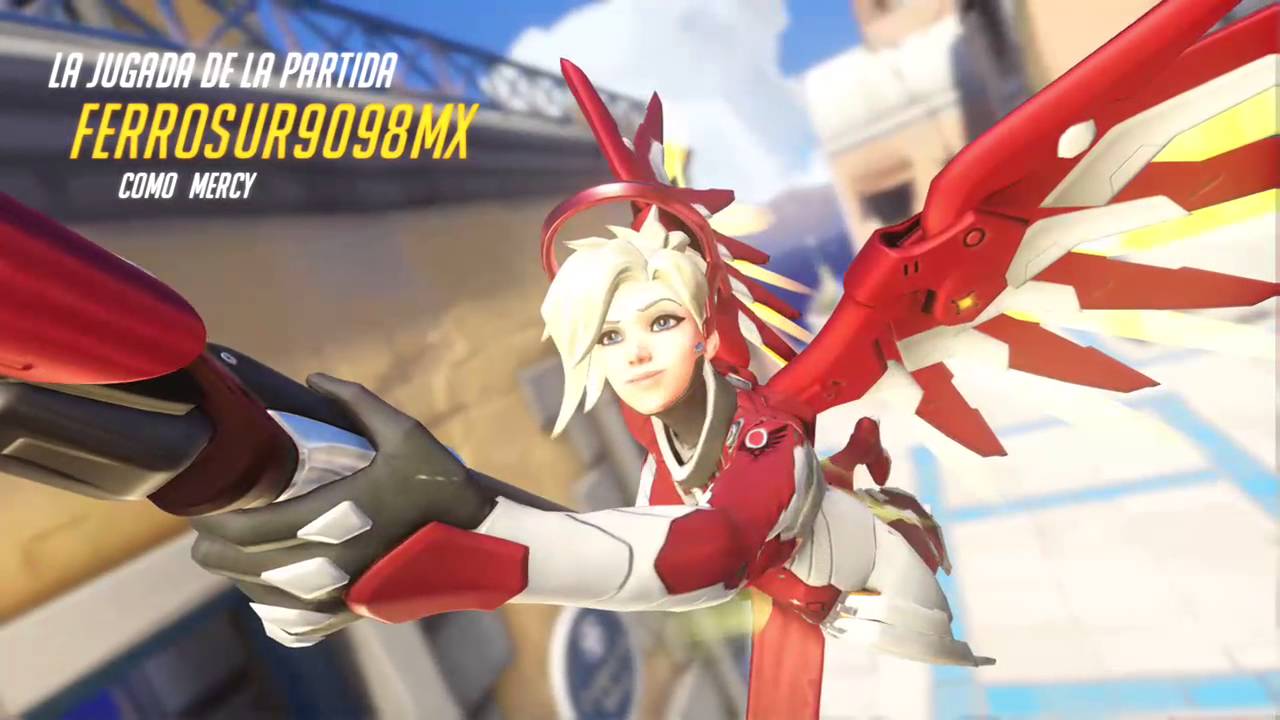 Overwatch - Mercy Canadian Pacific - Las alas de Mercy express - YouTube