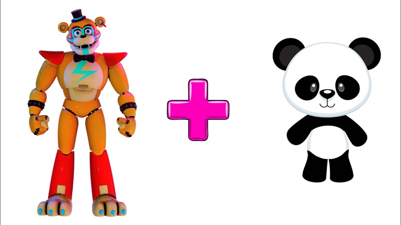 GLAMROCK FREDDY + BABY PANDA = ??? (FNF Animation) - YouTube