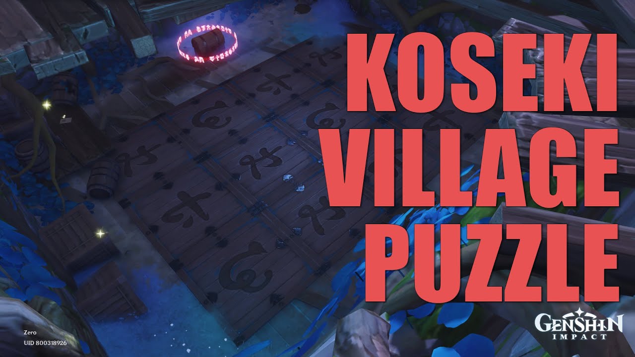 Puzzle and Electroculus Below House in Koseki Village / Seirai Relics ...
