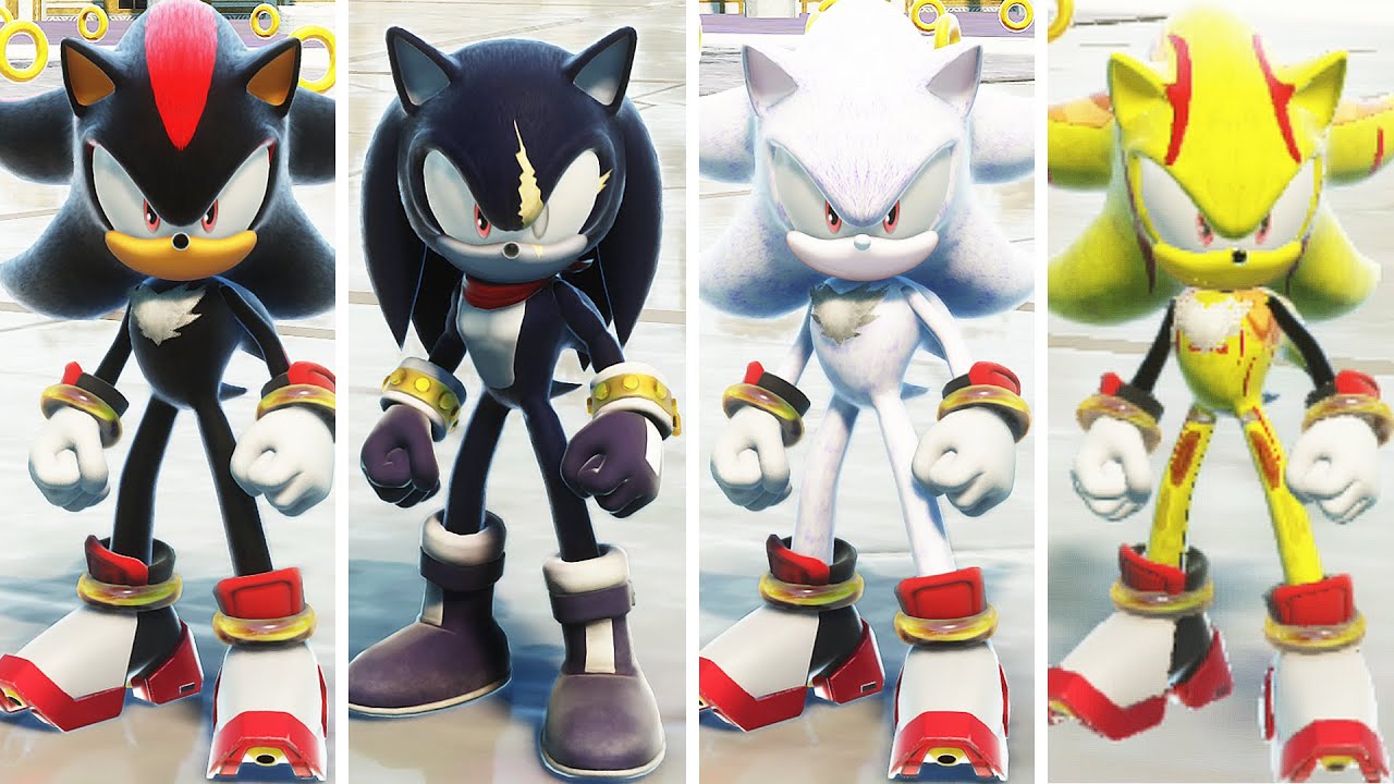 Sonic x Shadow Generations - All Skins and alternative Versions of ...