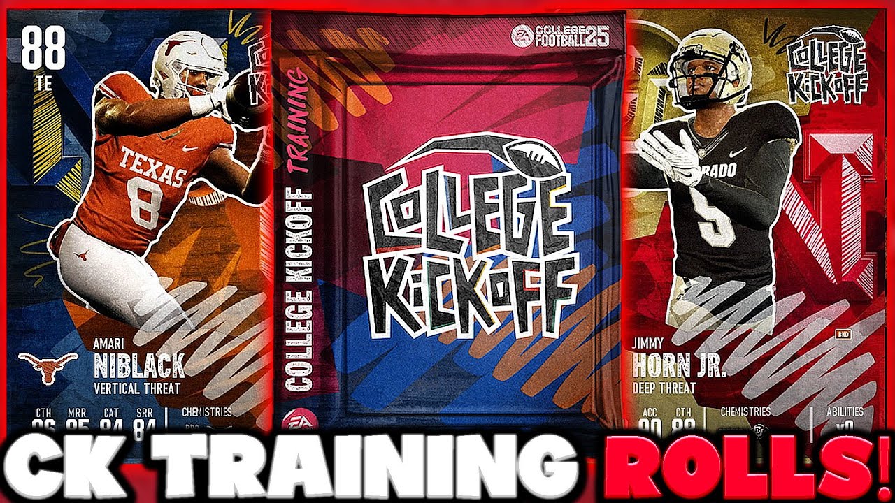 COLLEGE KICKOFF BOOSTER PACK & TRAINING ROLLS! COLLEGE KICKOFF IS LIVE ...