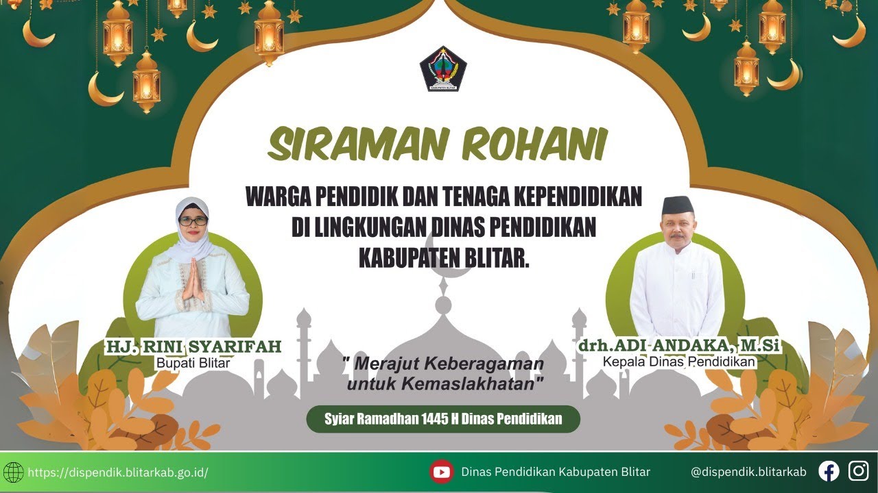 Siraman Rohani Warga Pendidik dan Tenaga Kependidikan Dilingkungan ...