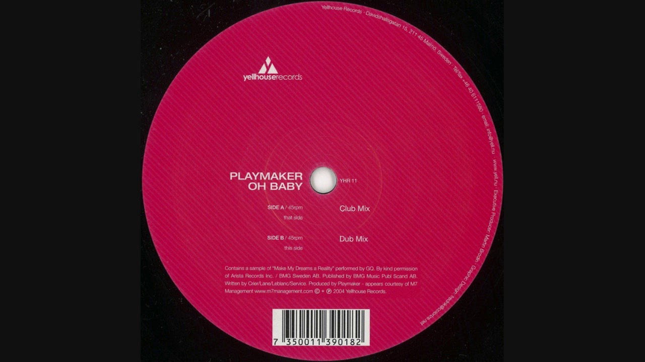 Playmaker - Oh Baby (Club Mix) - YouTube
