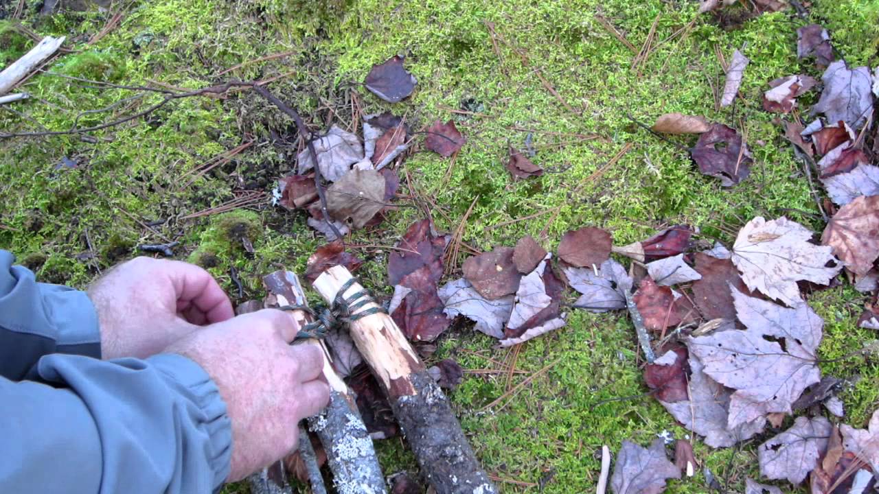 Tripod Lashing Knot - YouTube