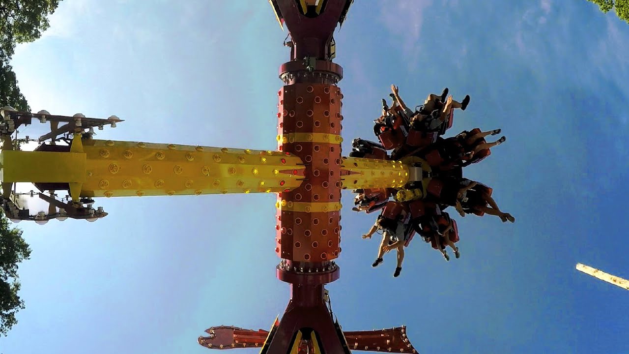 Frantic off-ride (from below) HD @60fps Quassy Amusement Park - YouTube
