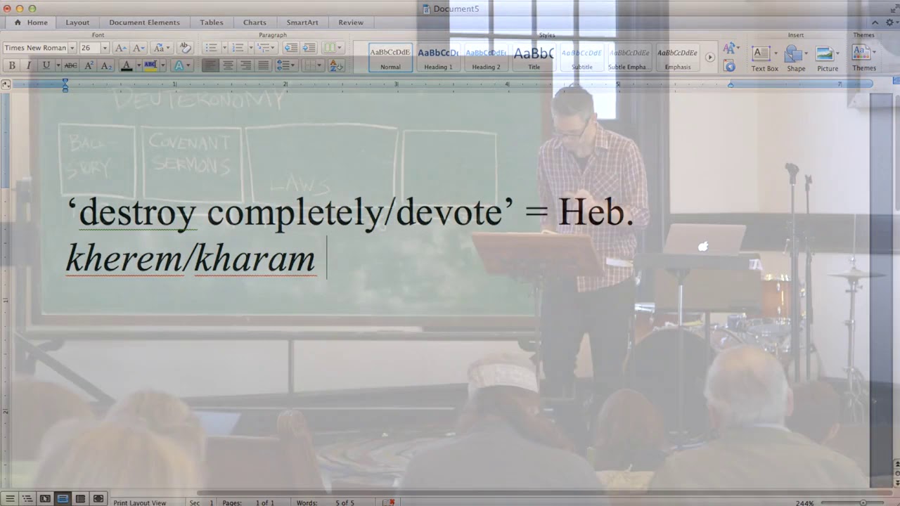 Year of Torah - 6/18/2014 - Tim Mackie (The Bible Project) - YouTube