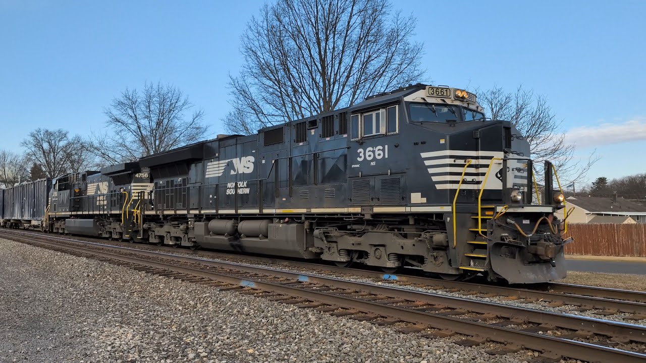 Railfanning Norfolk Southern & NJT in Manville & Union 3-9-25: 62V ...