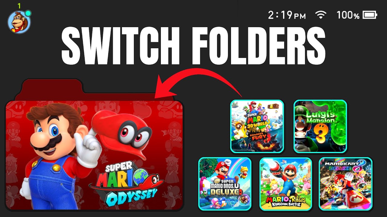 Nintendo Adds Folders To Switch | UPDATE 14.0.0 - How To Add Folders ...