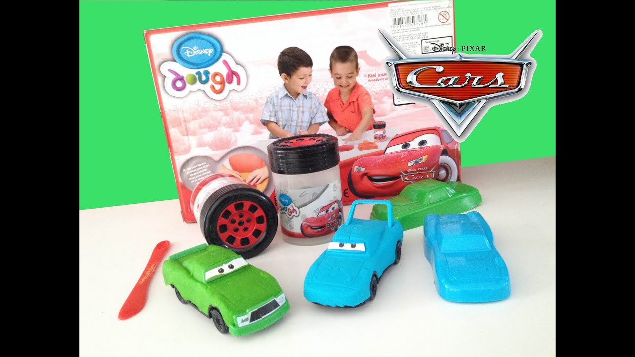 Disney Dough Pixar Carros - Shape Your Own Race Disney Cars Playdough ...