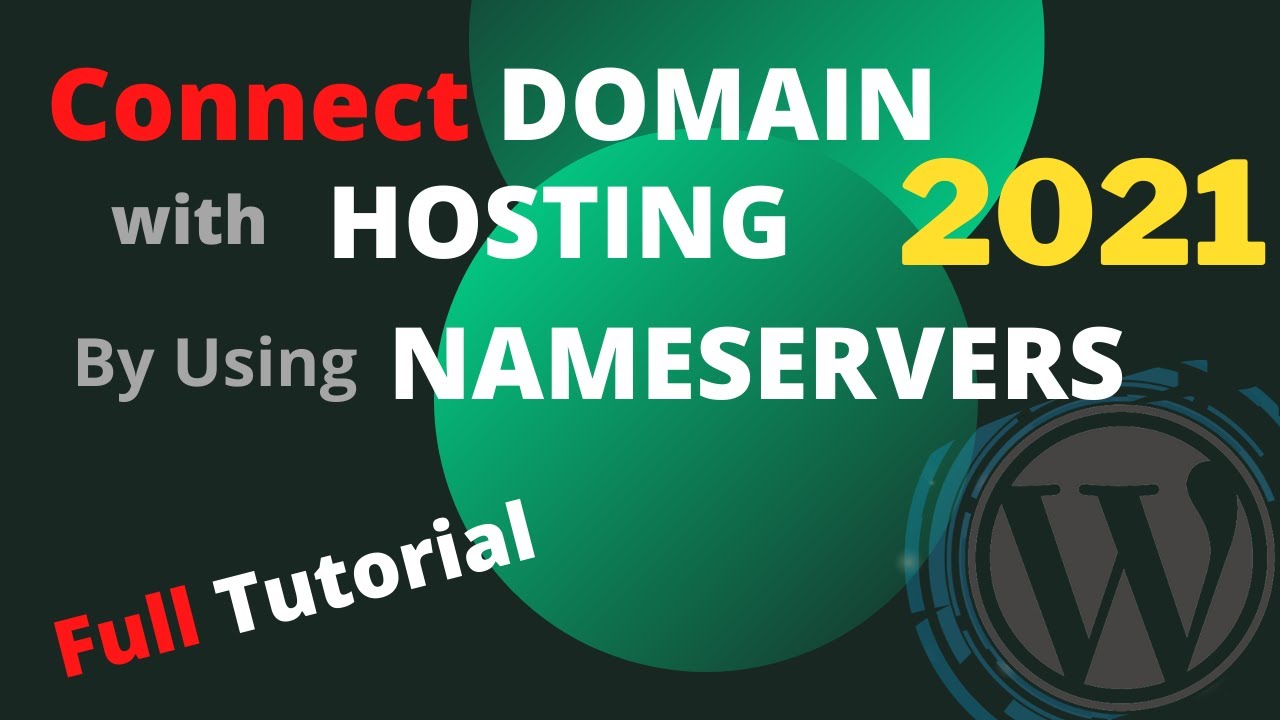 How To Connect Domain Name To The Web Hosting And Create A Website Nameservers Dns Records