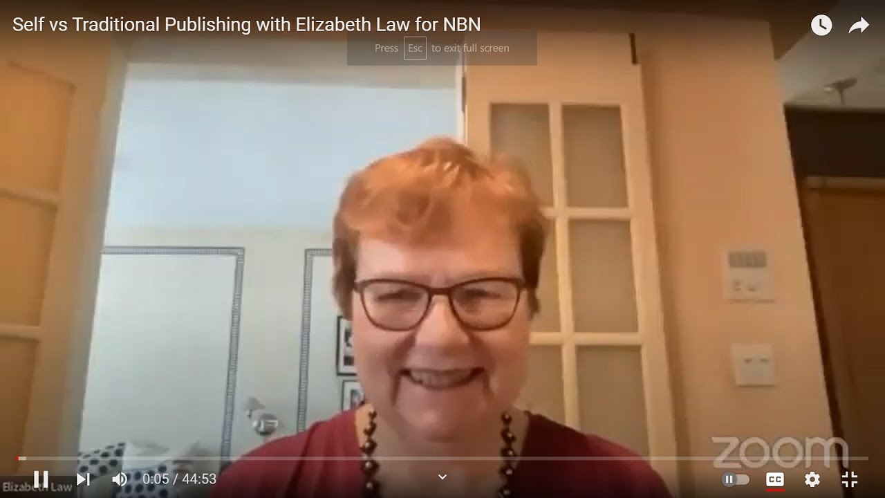Self vs Traditional Publishing with Elizabeth Law for NBN - YouTube