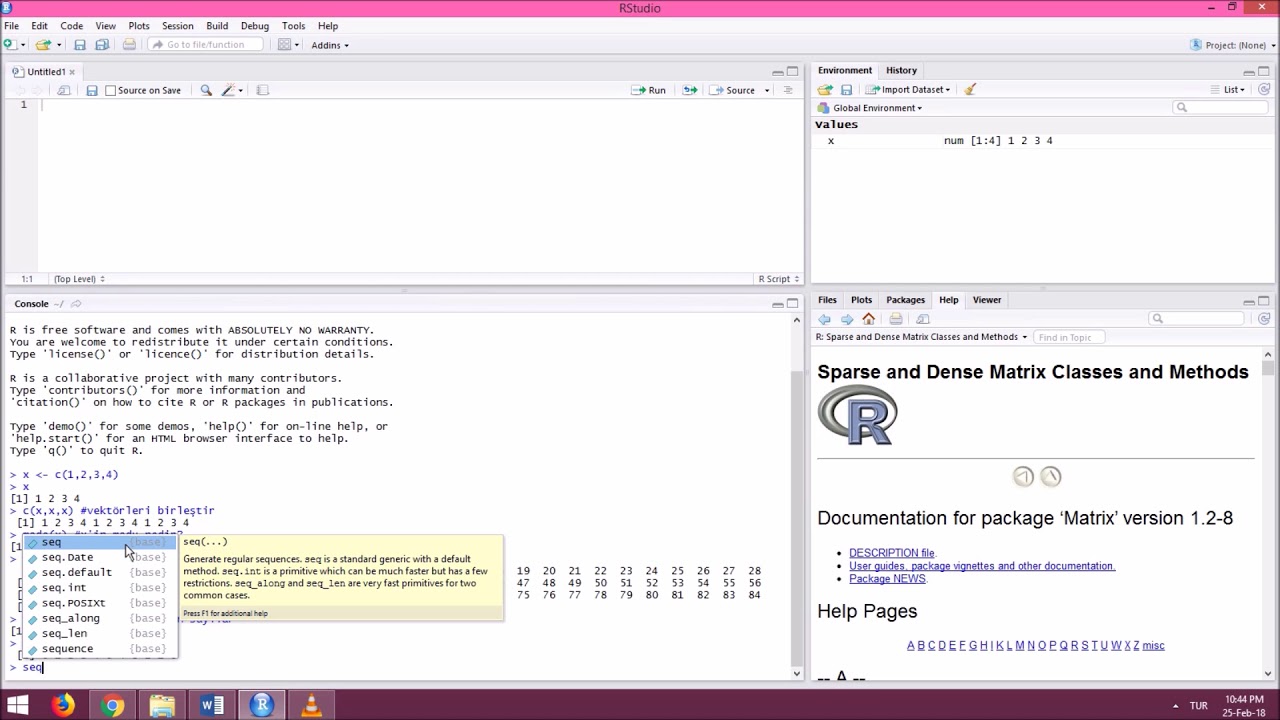 R Veri Tipleri ve Özellikleri(R Data Types and Attributes) - YouTube