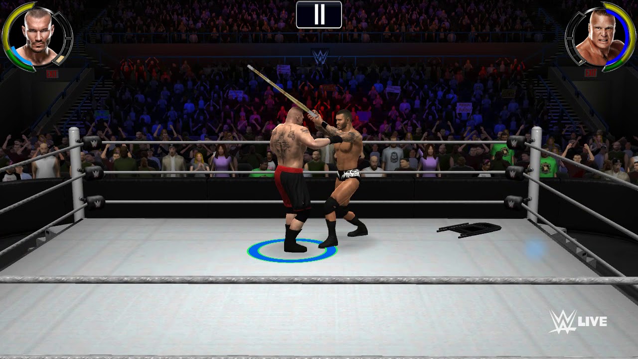 Wwe 2k Randy Orant vs Brock leser - YouTube