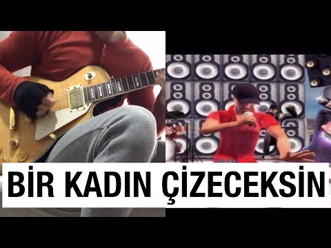 Bİr kadın çizeceksin -Manga  elektro gitar cover ( ağıza takılan vocal melodileri part 3)